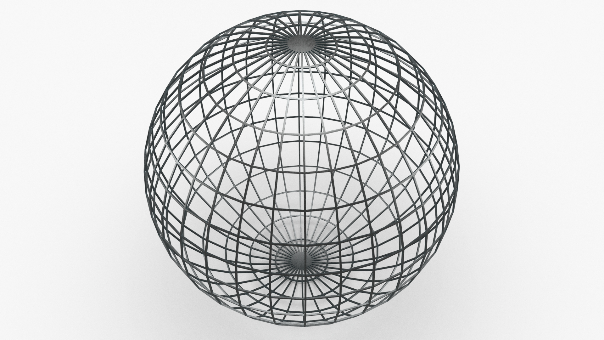 3D Wireframe Sphere 02 - TurboSquid 1797297