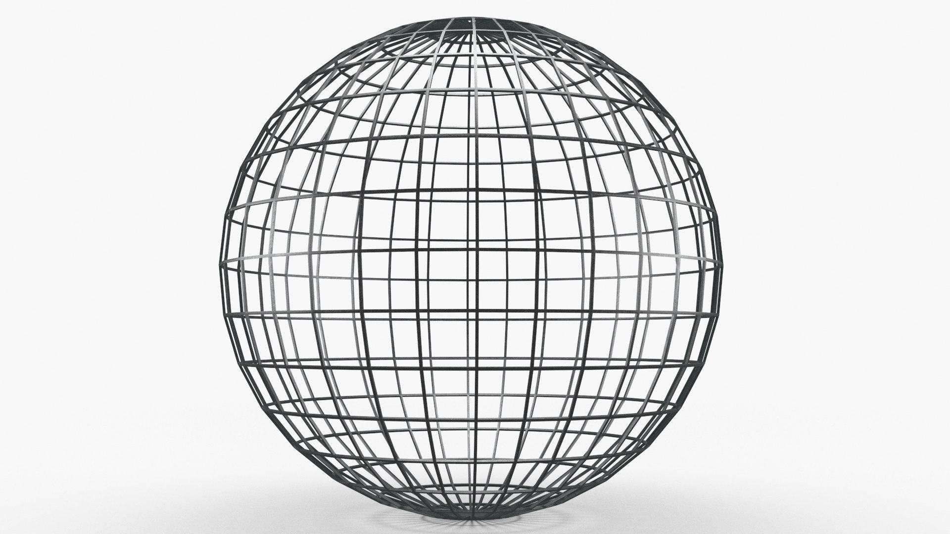 3D Wireframe Sphere 02 - TurboSquid 1797297