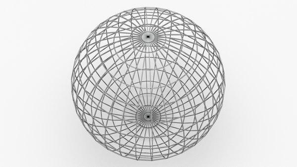 3D Wireframe Sphere 02 - TurboSquid 1797297