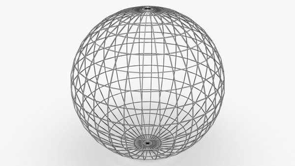 3D Wireframe Sphere 02 - TurboSquid 1797297