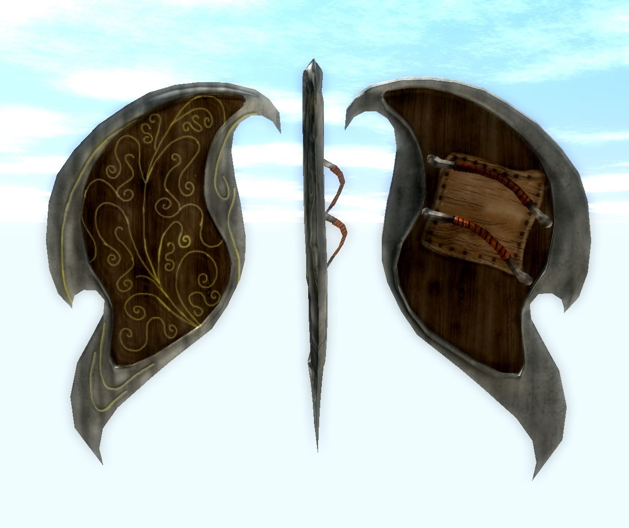 3d Hand Weapons Model