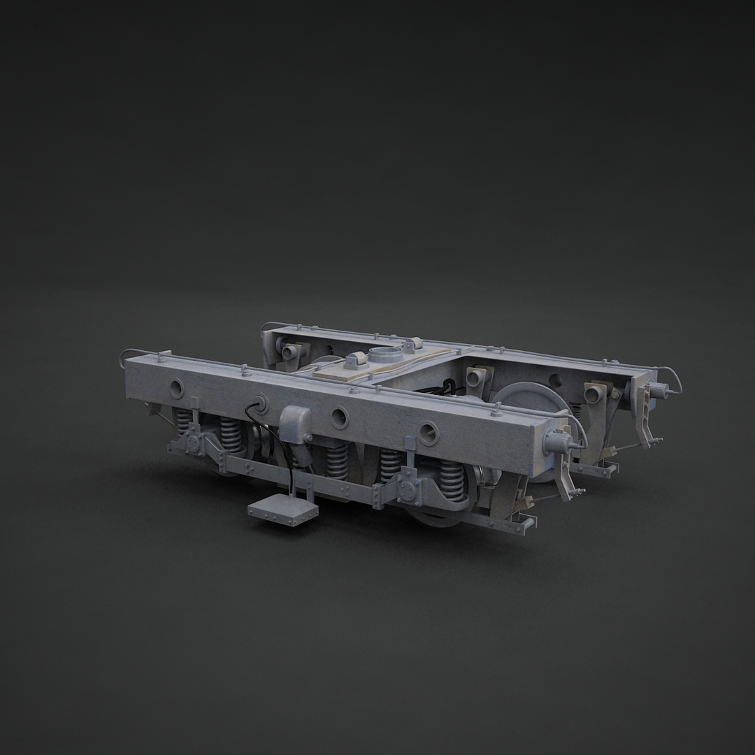 3ds Max Train Chassis