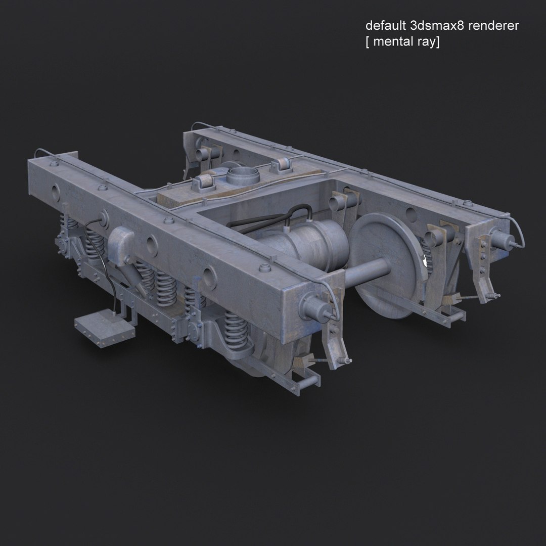 3ds Max Train Chassis