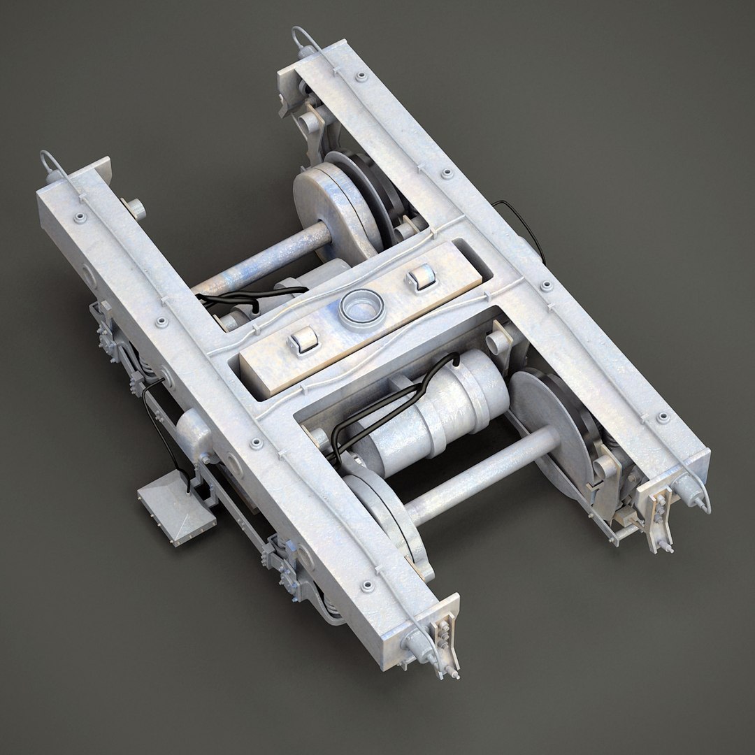 3ds Max Train Chassis