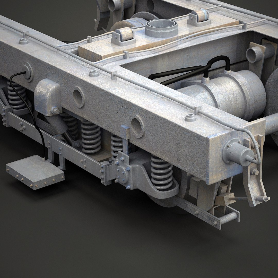 3ds Max Train Chassis