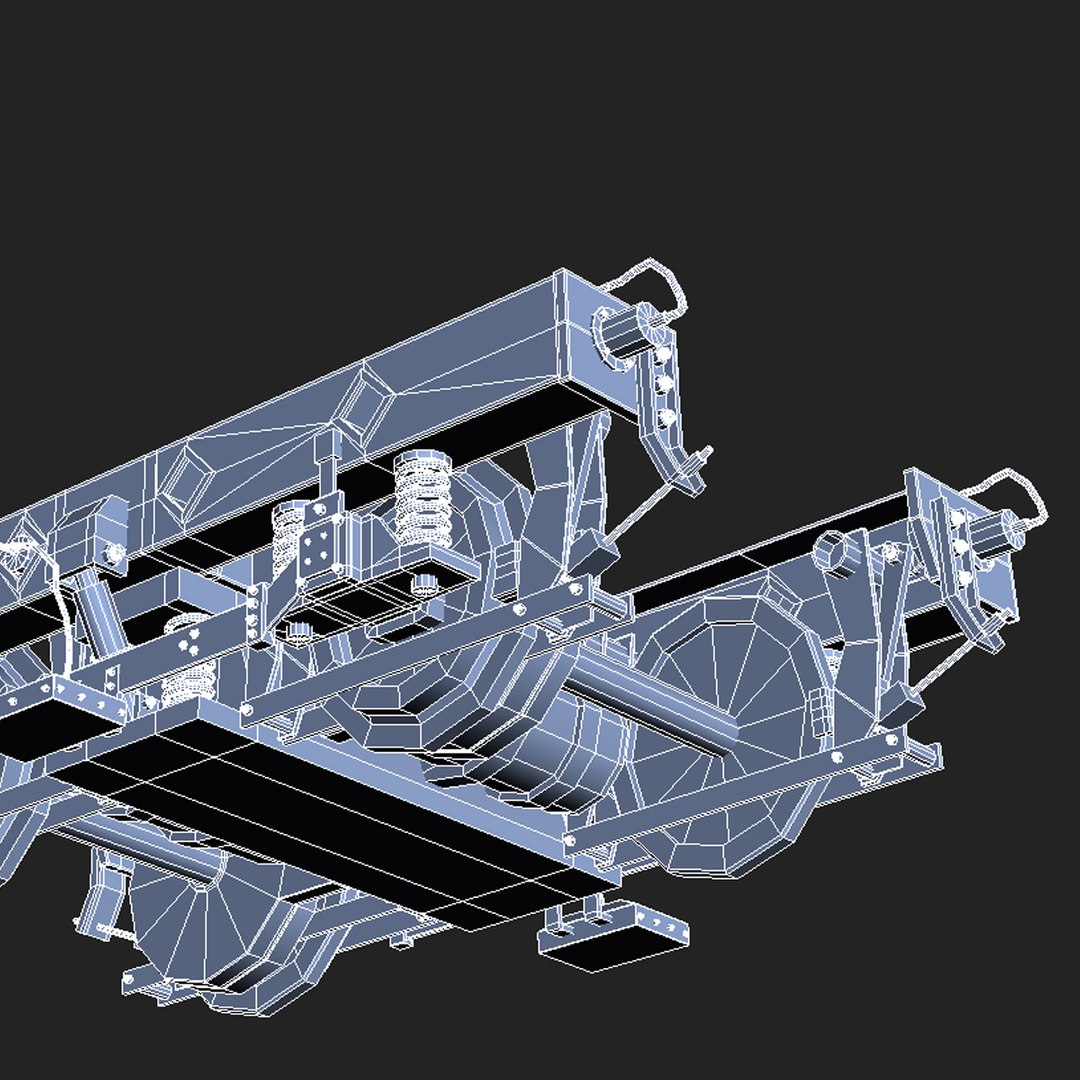 3ds Max Train Chassis
