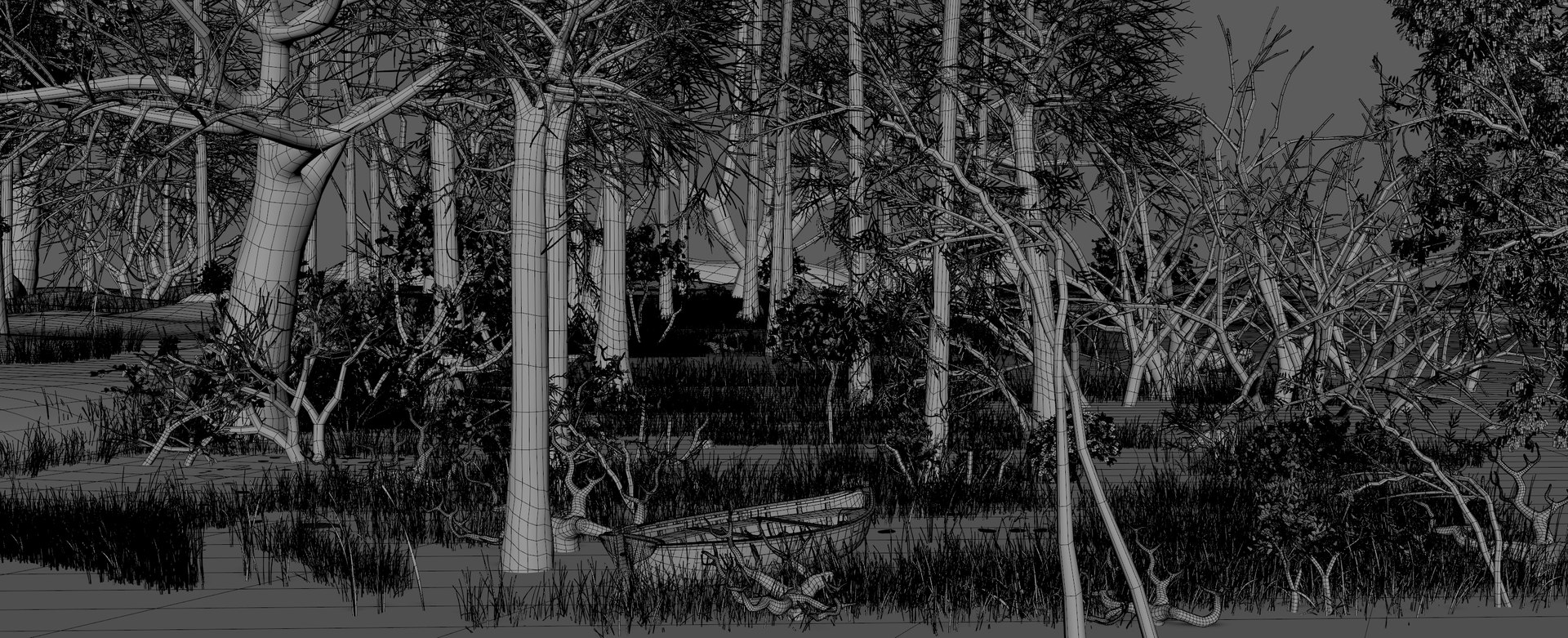 Swamp Landscape 3D - TurboSquid 1347154