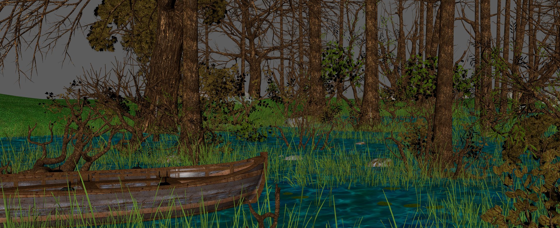 Swamp Landscape 3D - TurboSquid 1347154