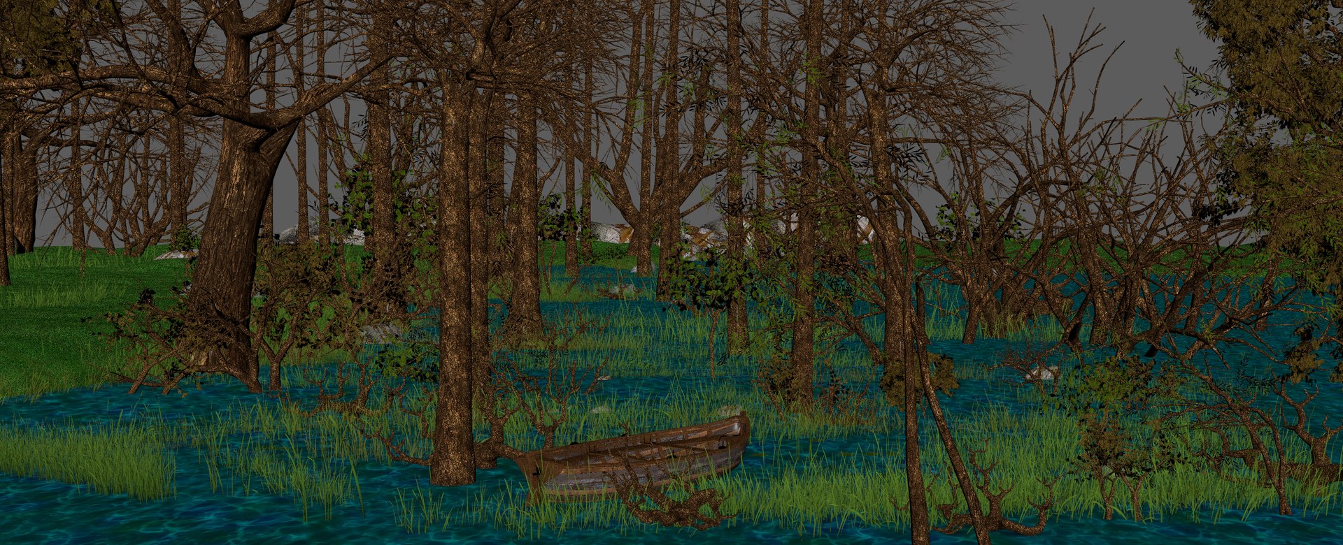 Swamp Landscape 3D - TurboSquid 1347154