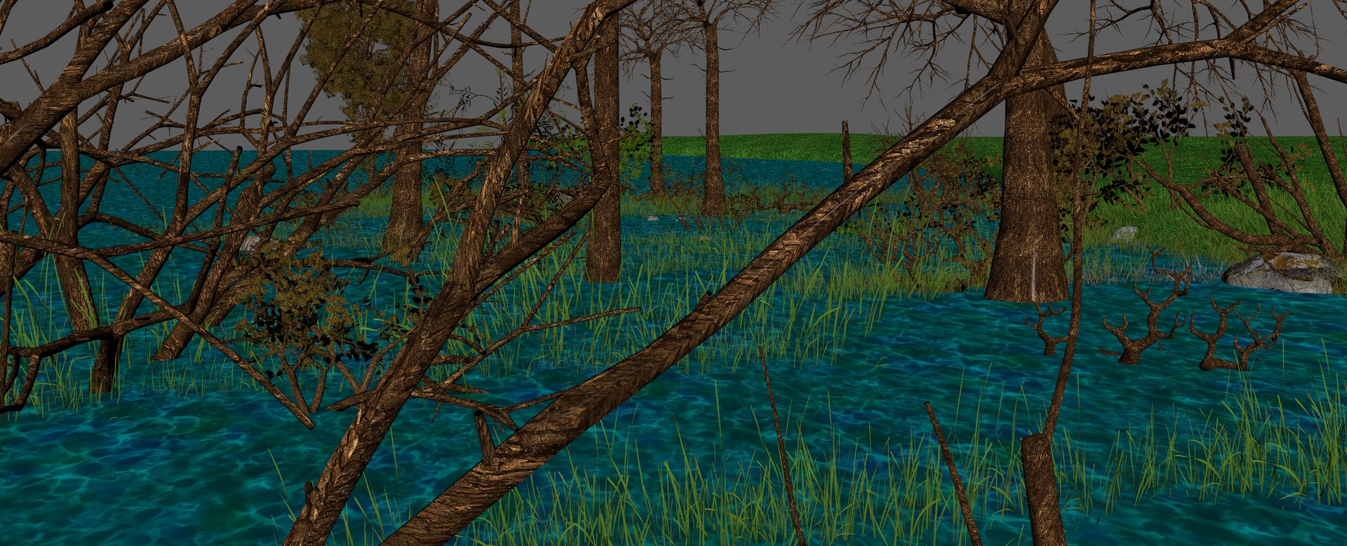 Swamp Landscape 3D - TurboSquid 1347154