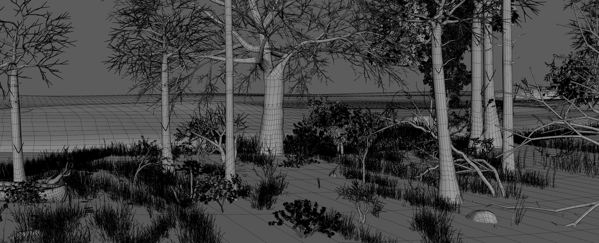 Swamp Landscape 3D - TurboSquid 1347154