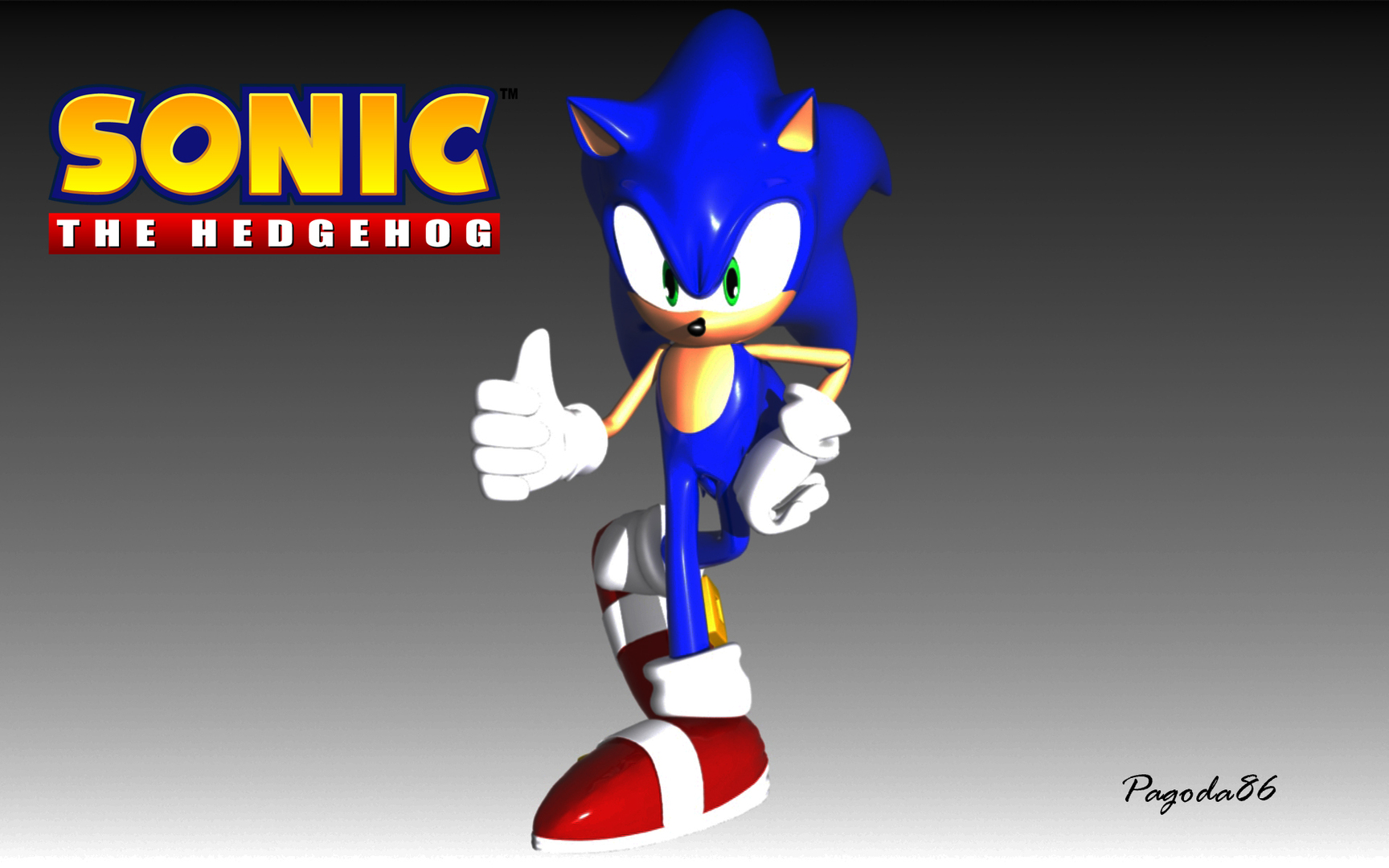 3d model sonic rigging