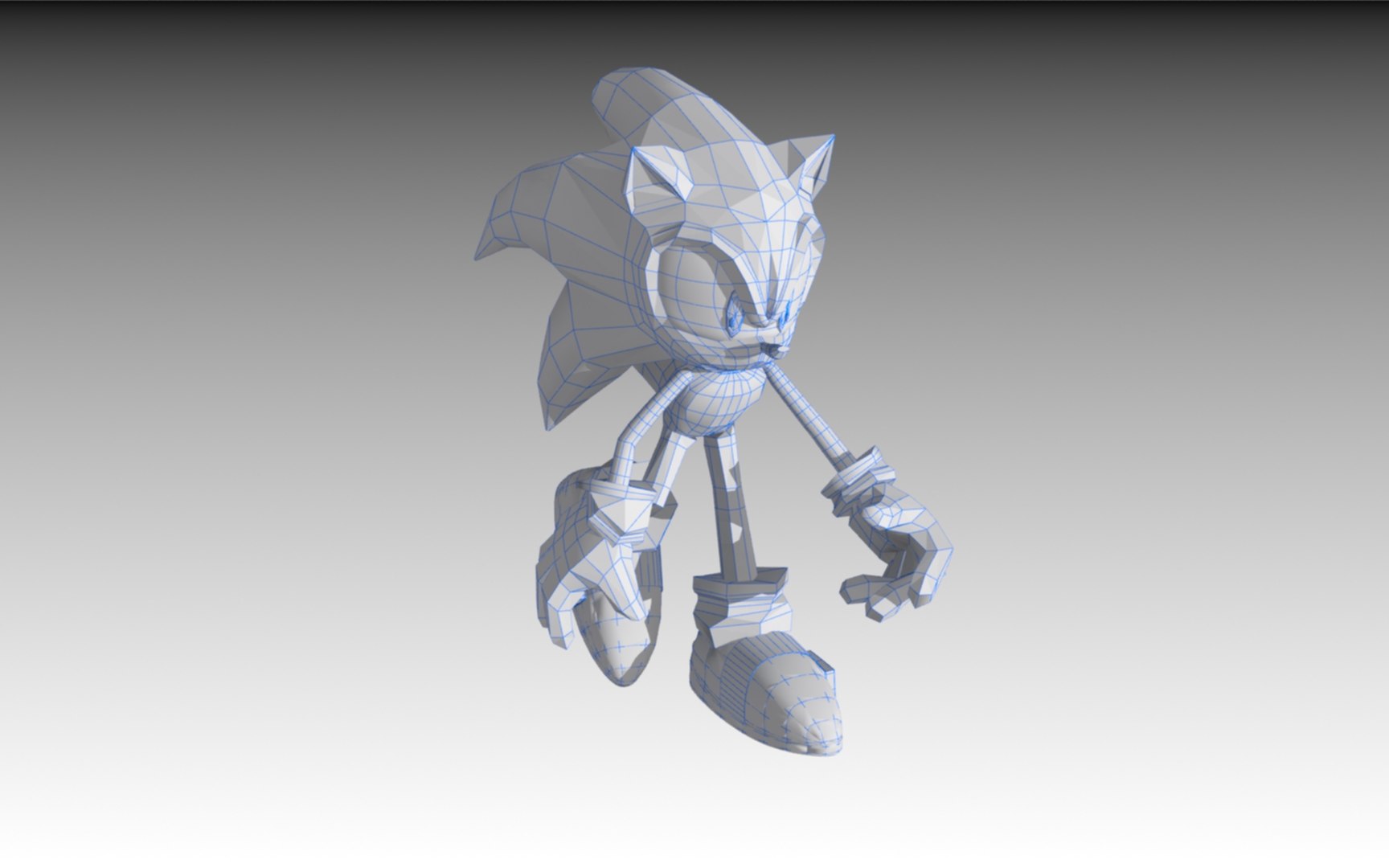 3d Model Sonic Rigging