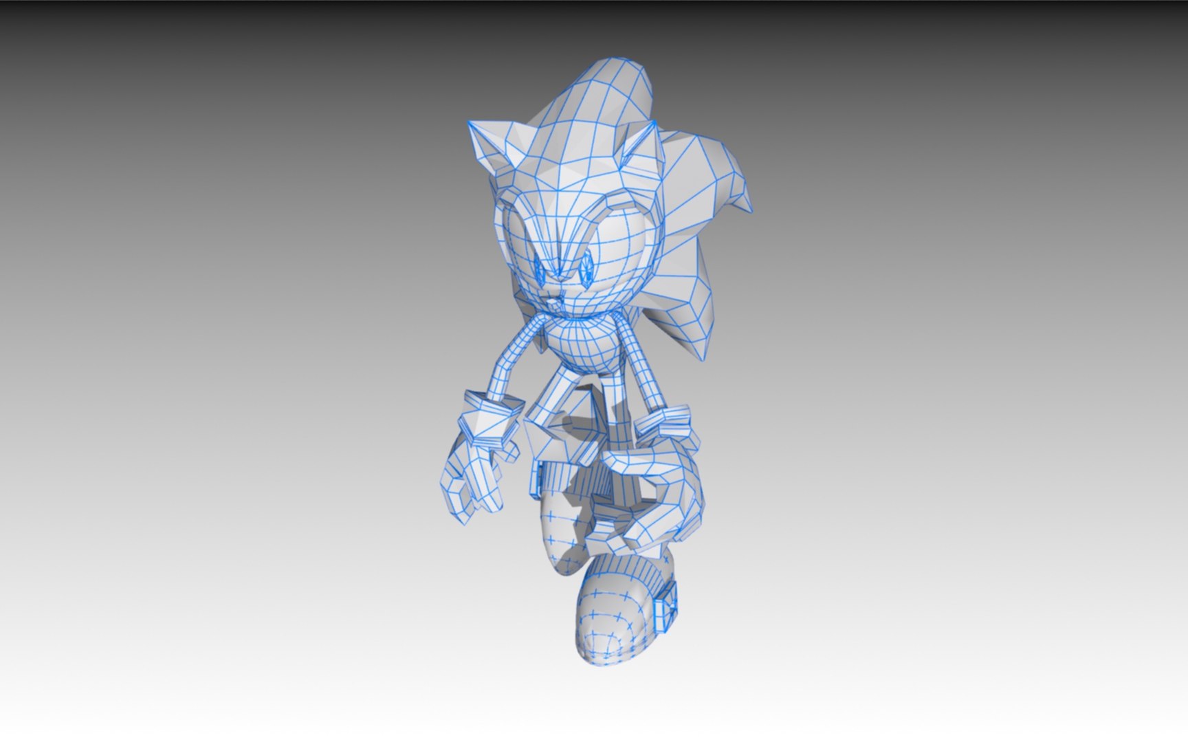 3d Model Sonic Rigging