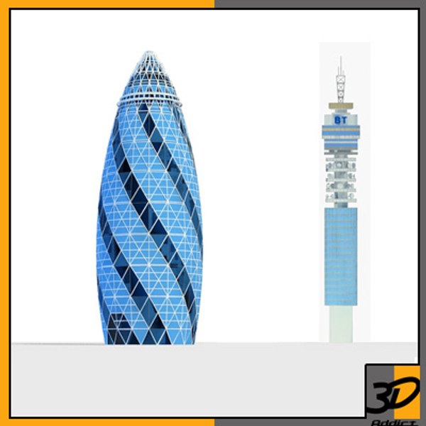 Gherkin 3D Models for Download | TurboSquid