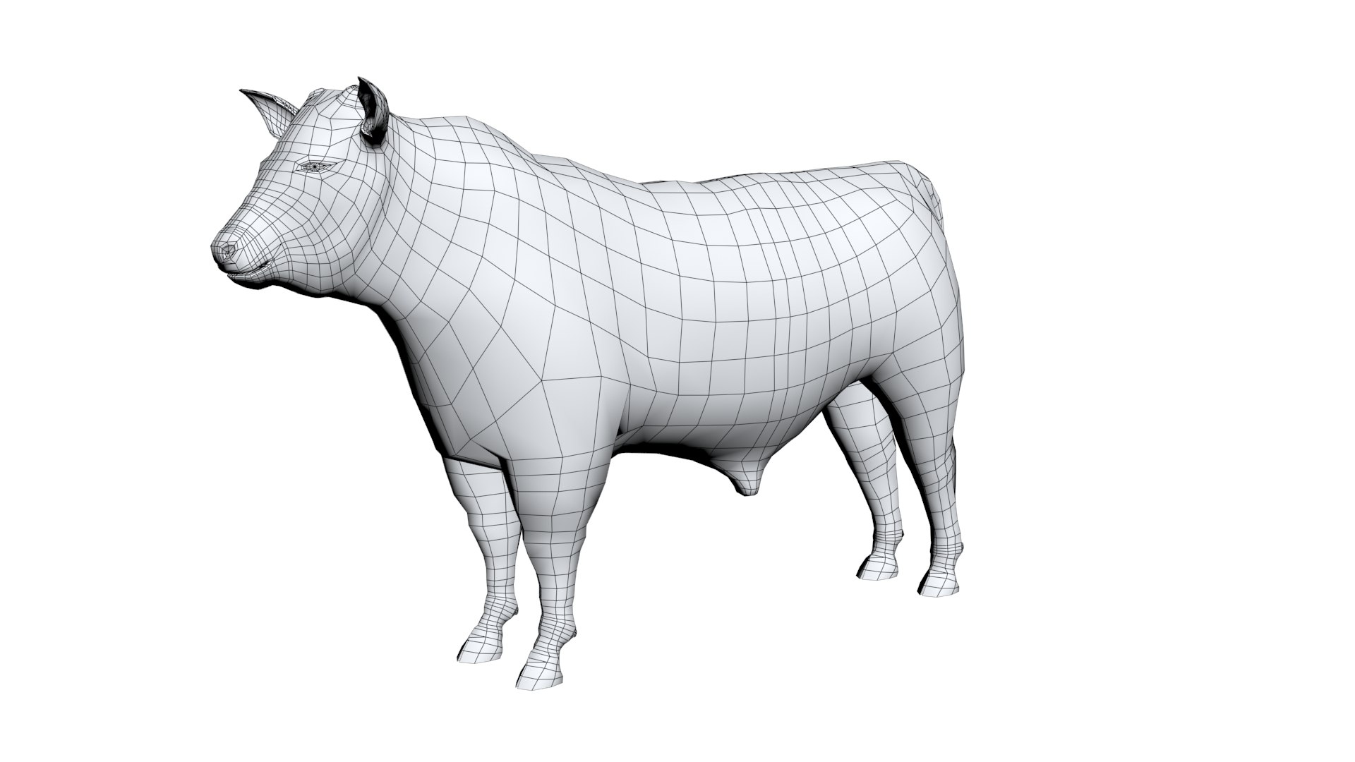 Bull 3D - TurboSquid 1614392