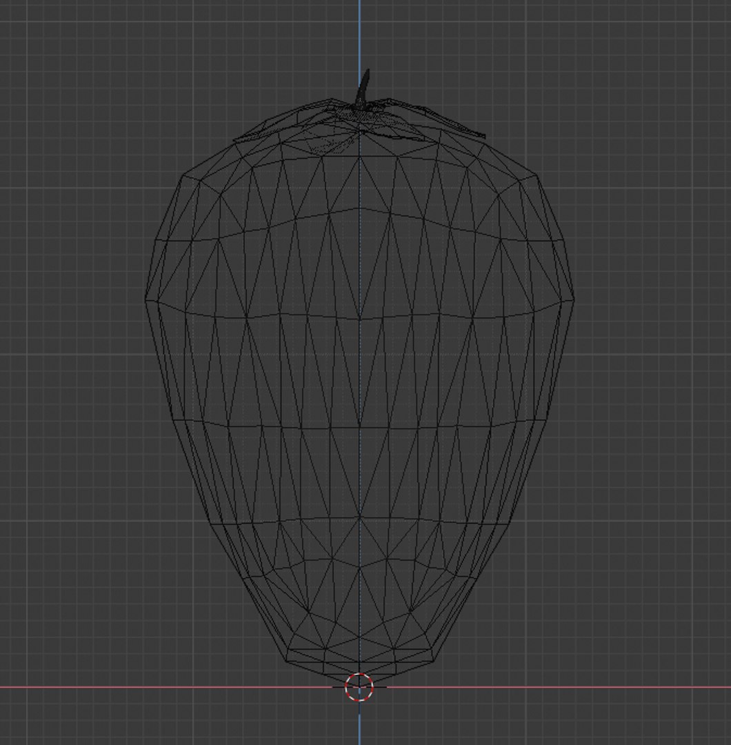 Simple Strawberry Fruit Low-poly Model - TurboSquid 1413119