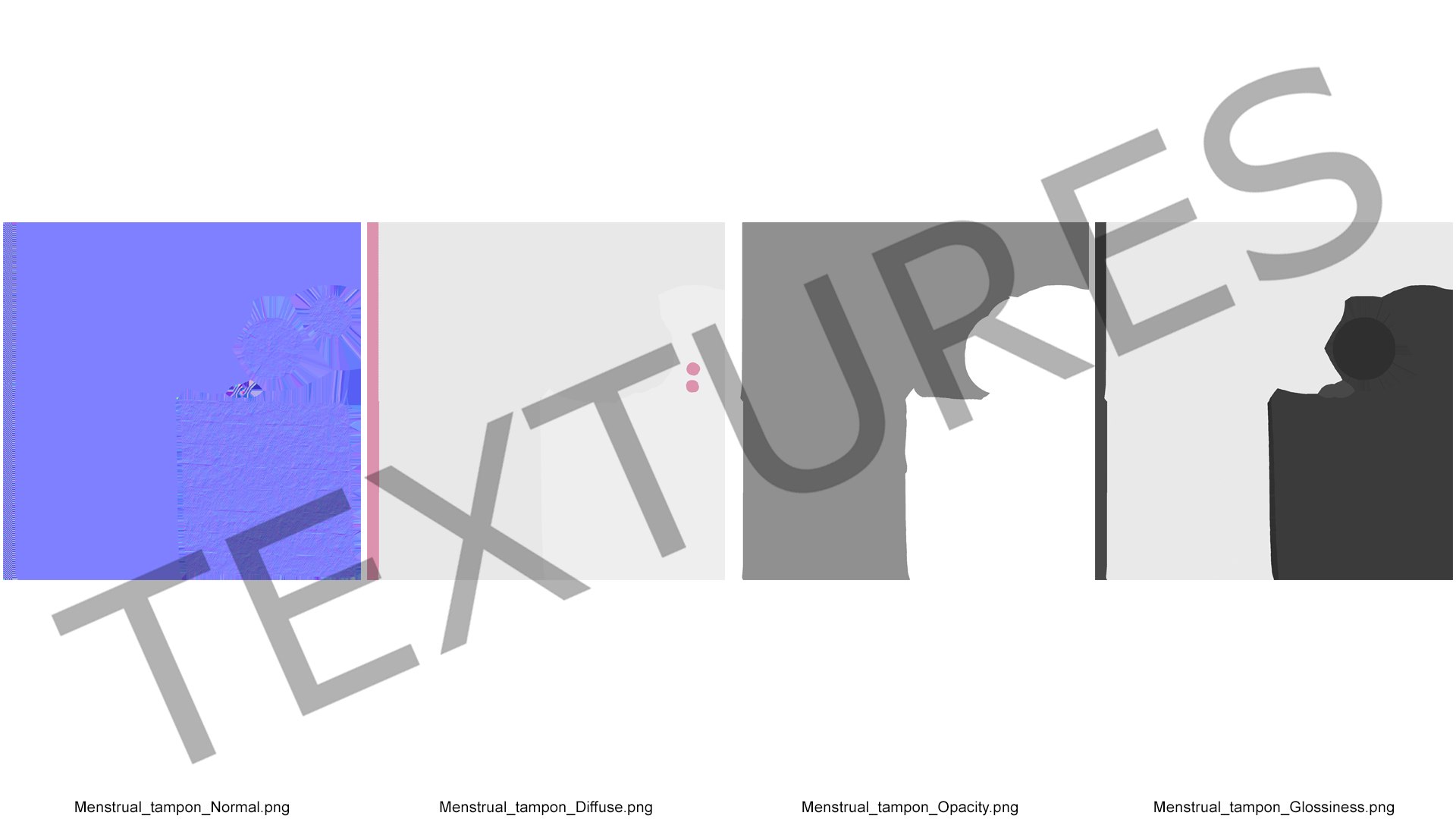 3D Packed Menstrual Tampon model - TurboSquid 2164570