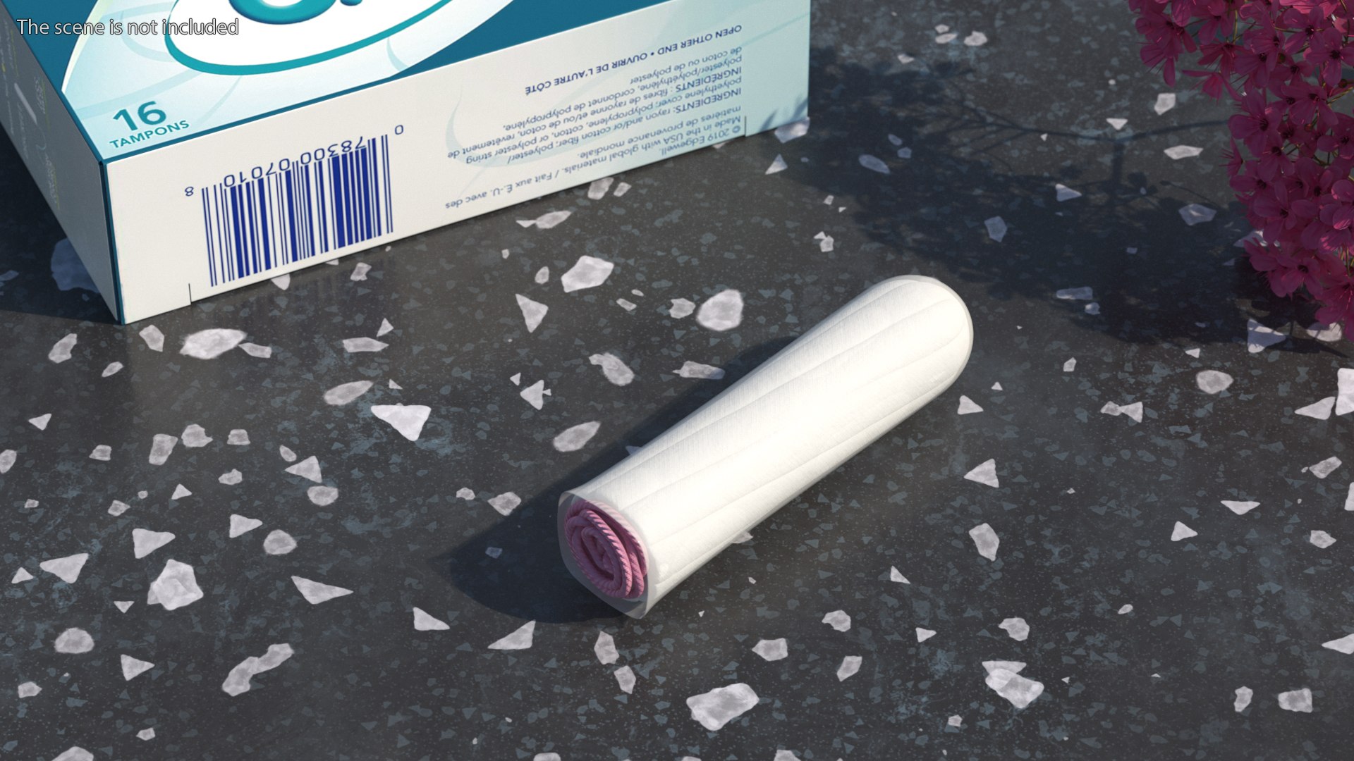 3D Packed Menstrual Tampon model - TurboSquid 2164570