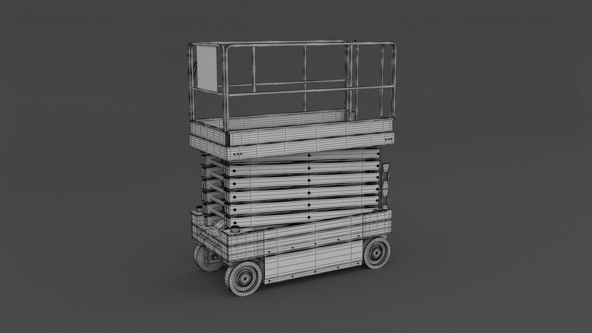 Scissor Lift 3D Model - TurboSquid 2328512