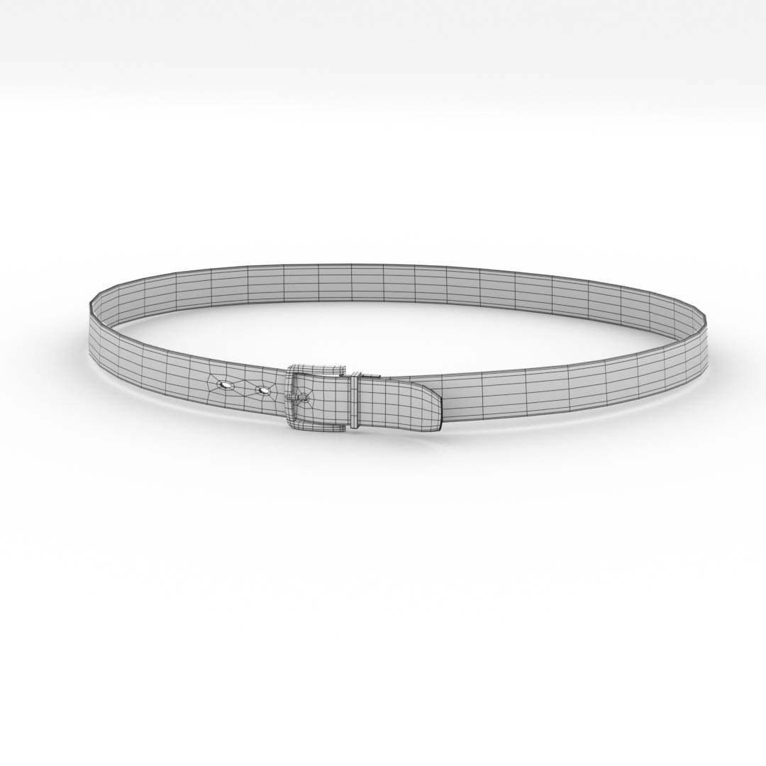 Mens leather belt 3D model - TurboSquid 1563175