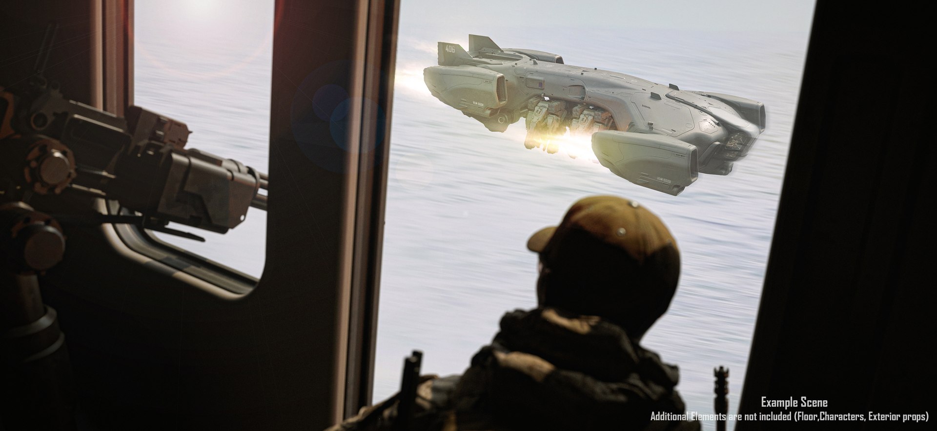 Dropship Concept 3D Model - TurboSquid 2265785