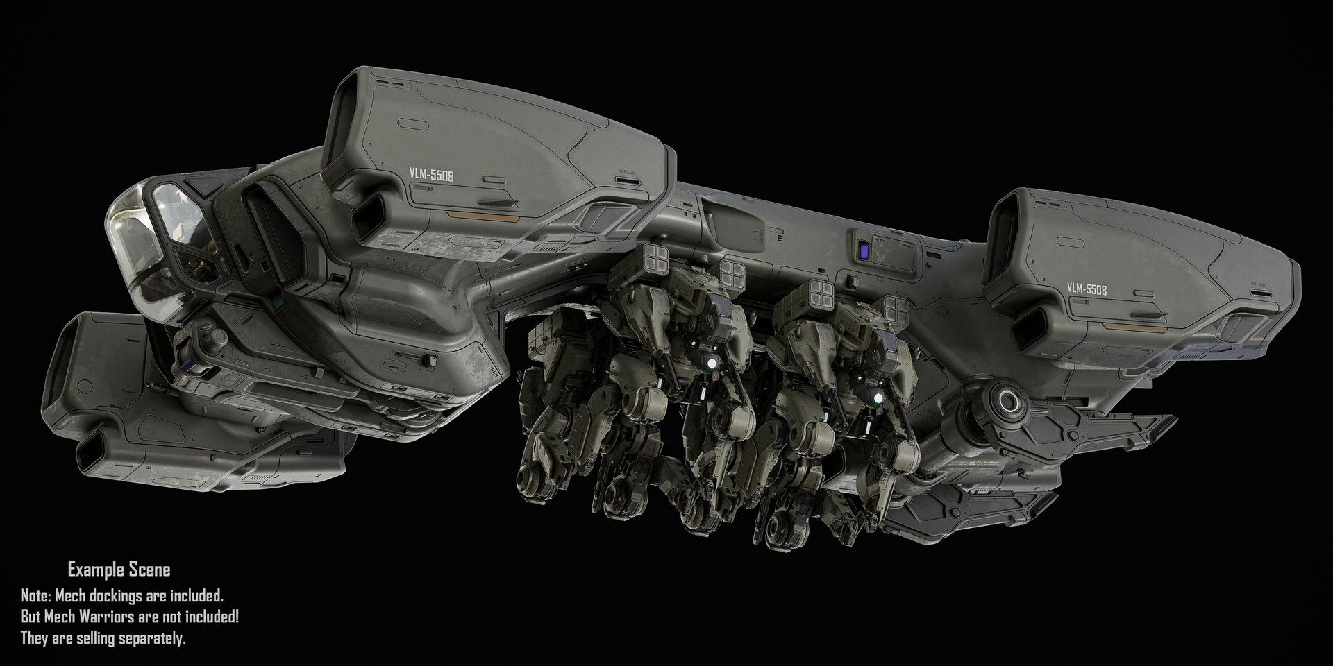 Dropship Concept 3D Model - TurboSquid 2265785