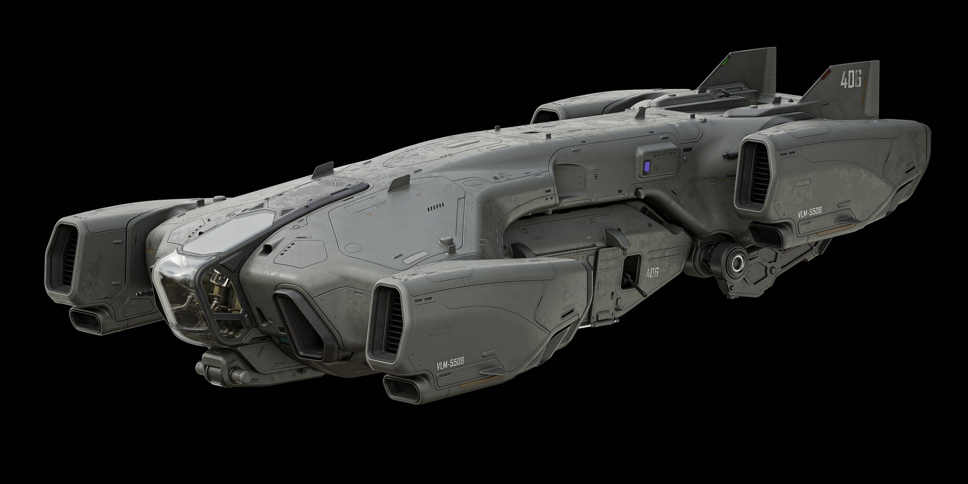Dropship Concept 3D Model - TurboSquid 2265785