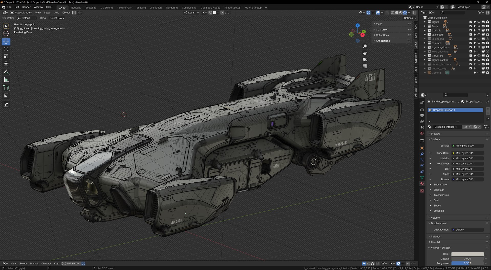 Dropship Concept 3D Model - TurboSquid 2265785