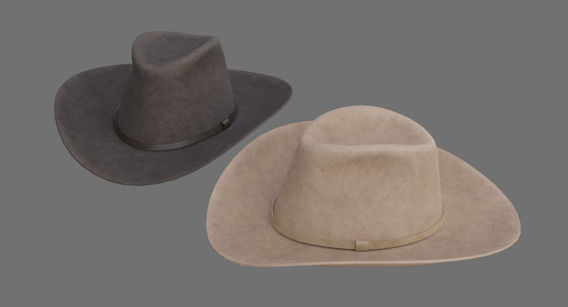 3D model cowboy hat 1b - TurboSquid 1247459