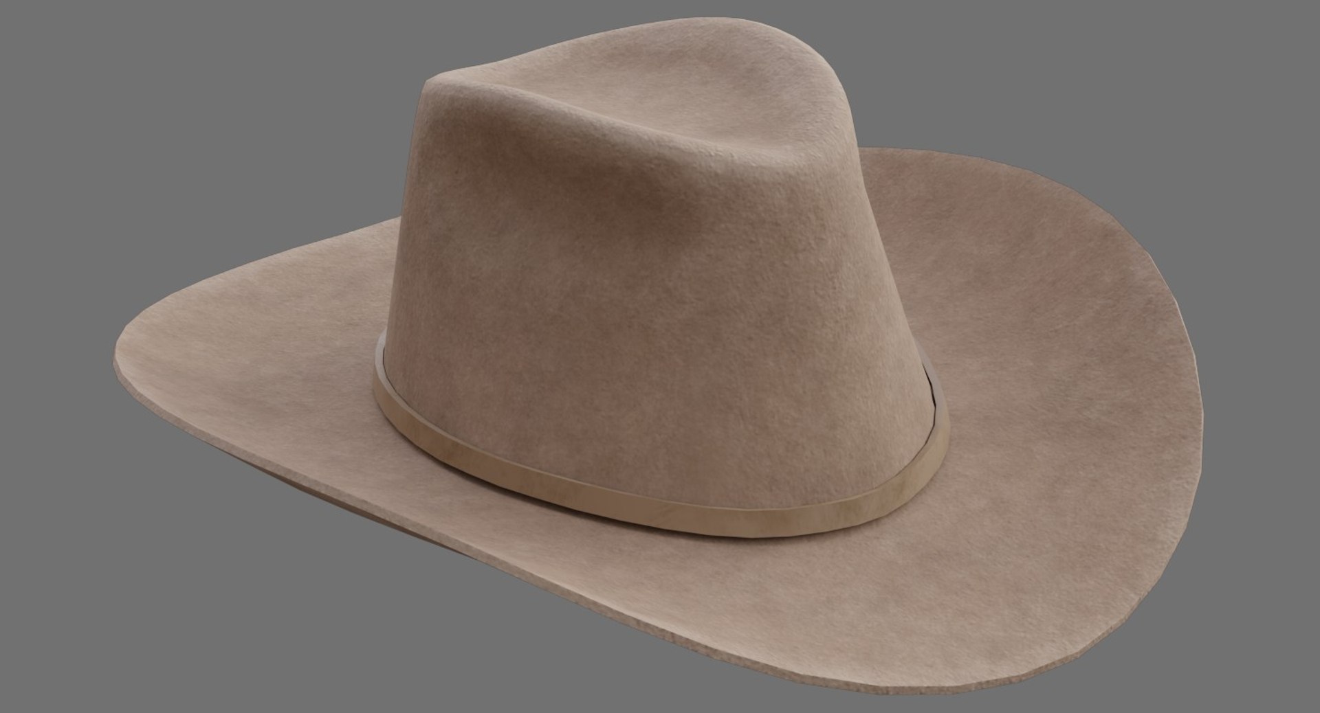 3D model cowboy hat 1b - TurboSquid 1247459