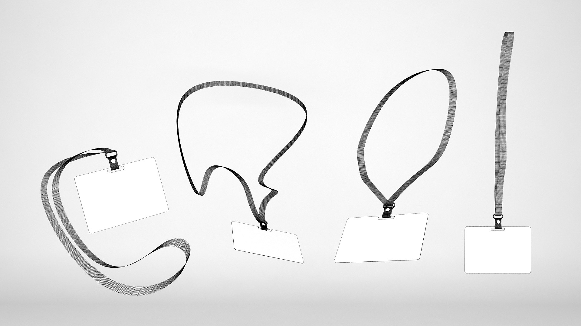 Horizontal Badge 3D - TurboSquid 1784907