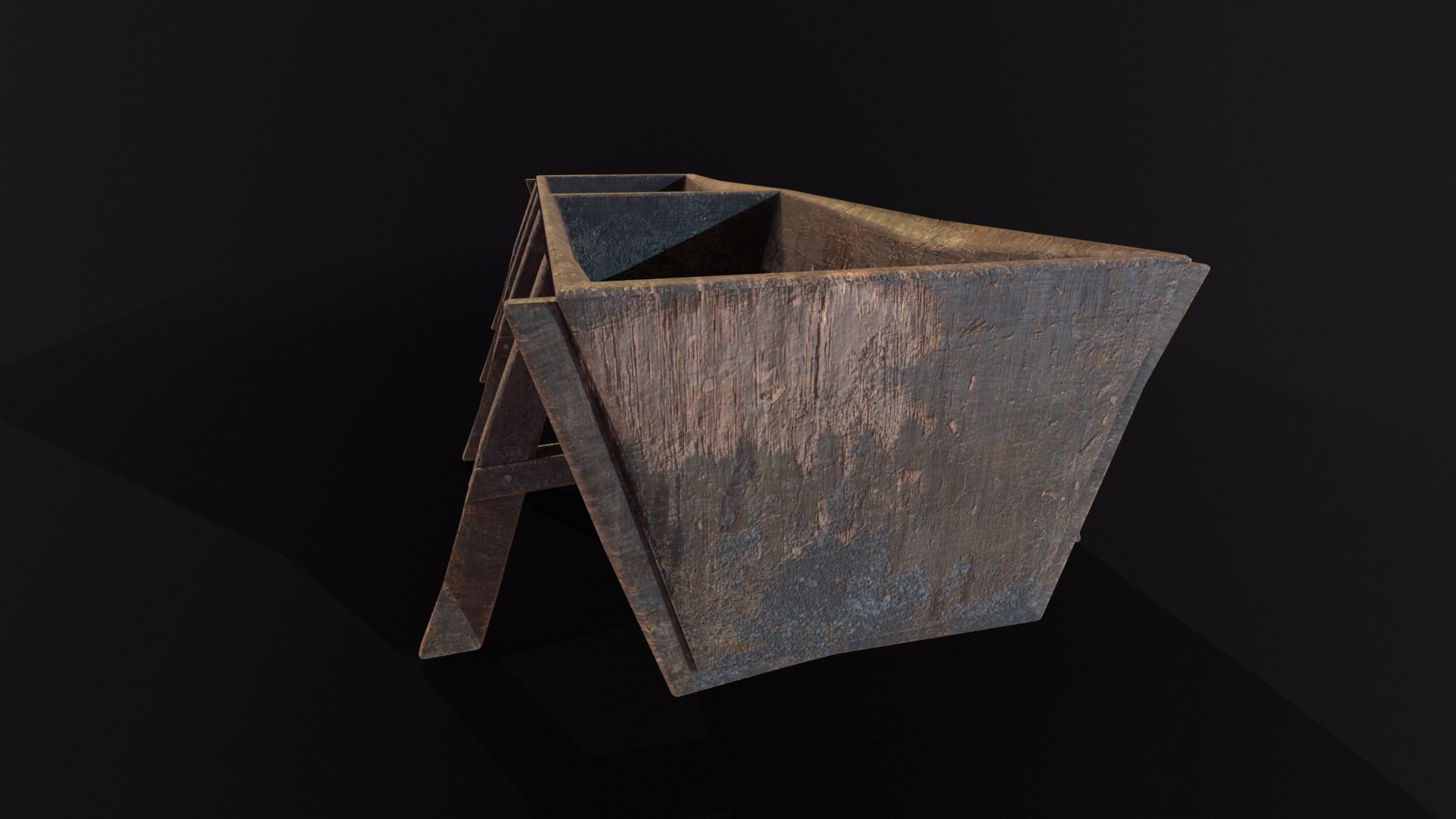 3D Old Medieval Trough - TurboSquid 2276509