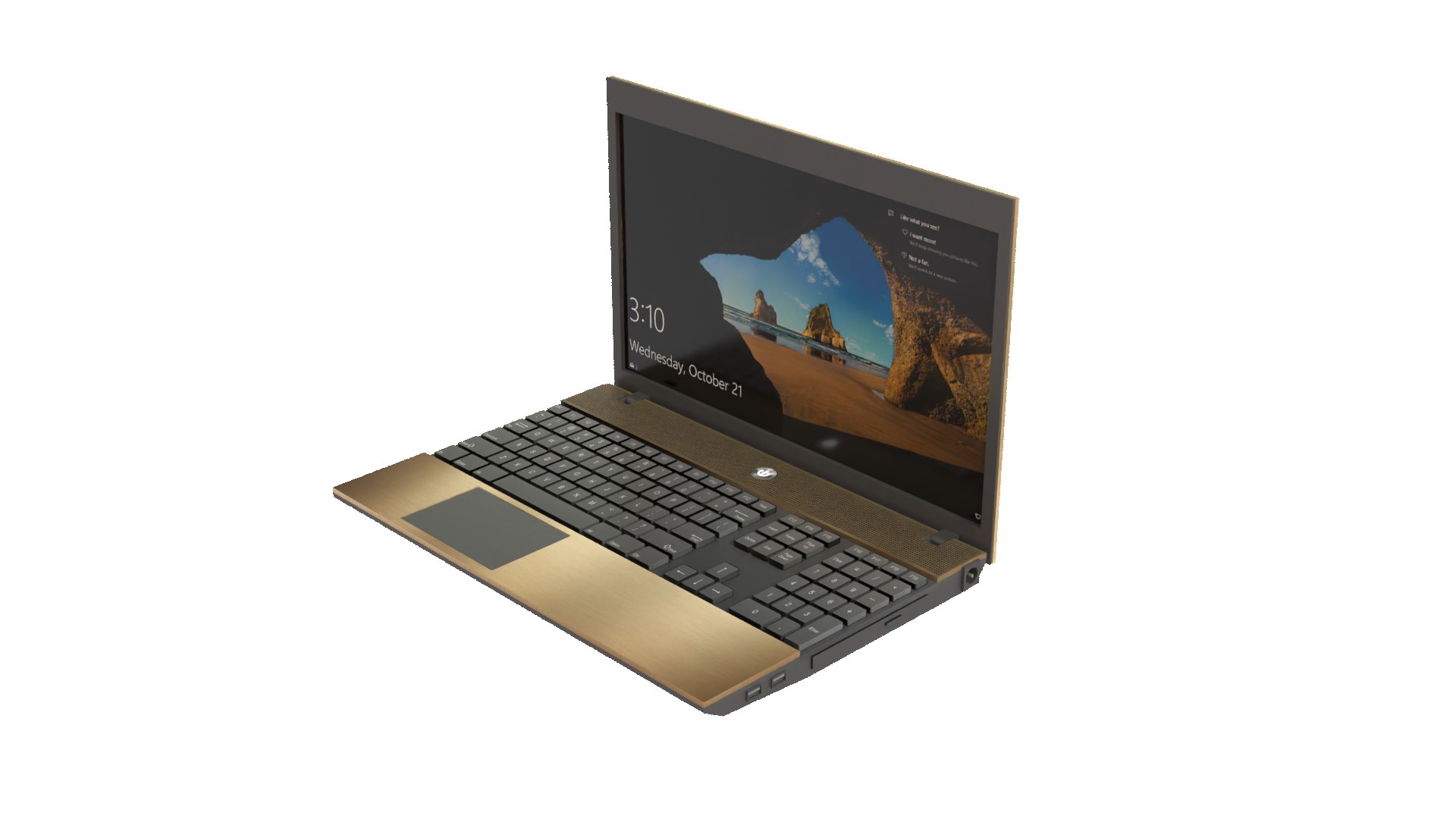 3D Model Hp Laptop - TurboSquid 2225044