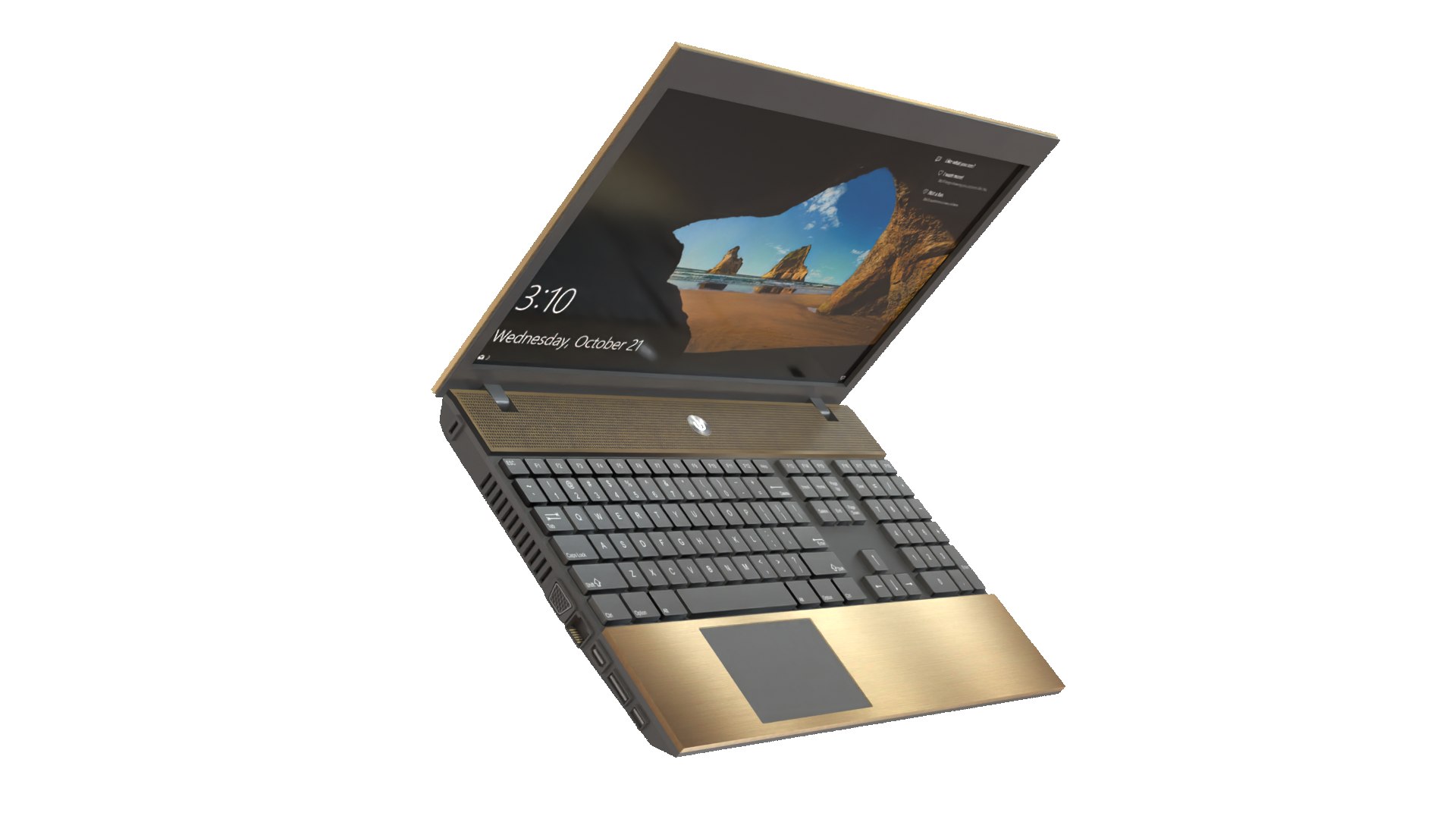 3D Model Hp Laptop - TurboSquid 2225044