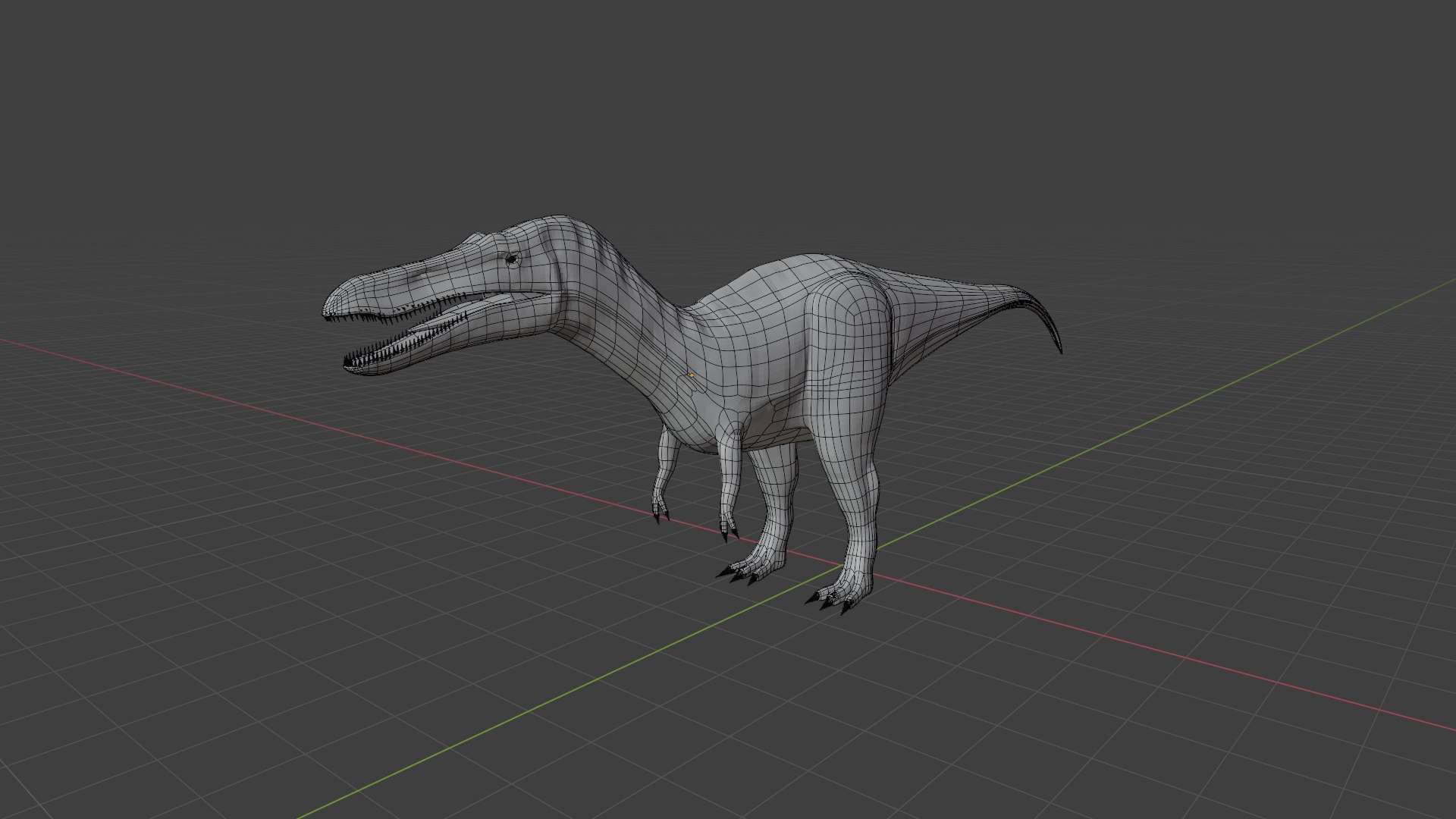 Suchomimus Tenerensis - Rigged Base Mesh 3D Model - TurboSquid 2119091