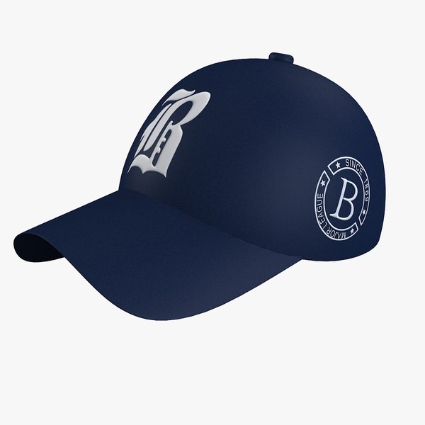 3D FBX baseball cap hat
