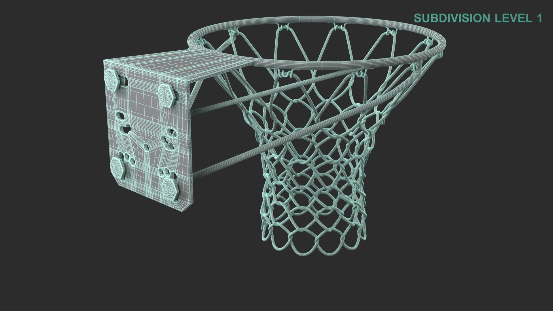 3D Basketball Rim - TurboSquid 1881095