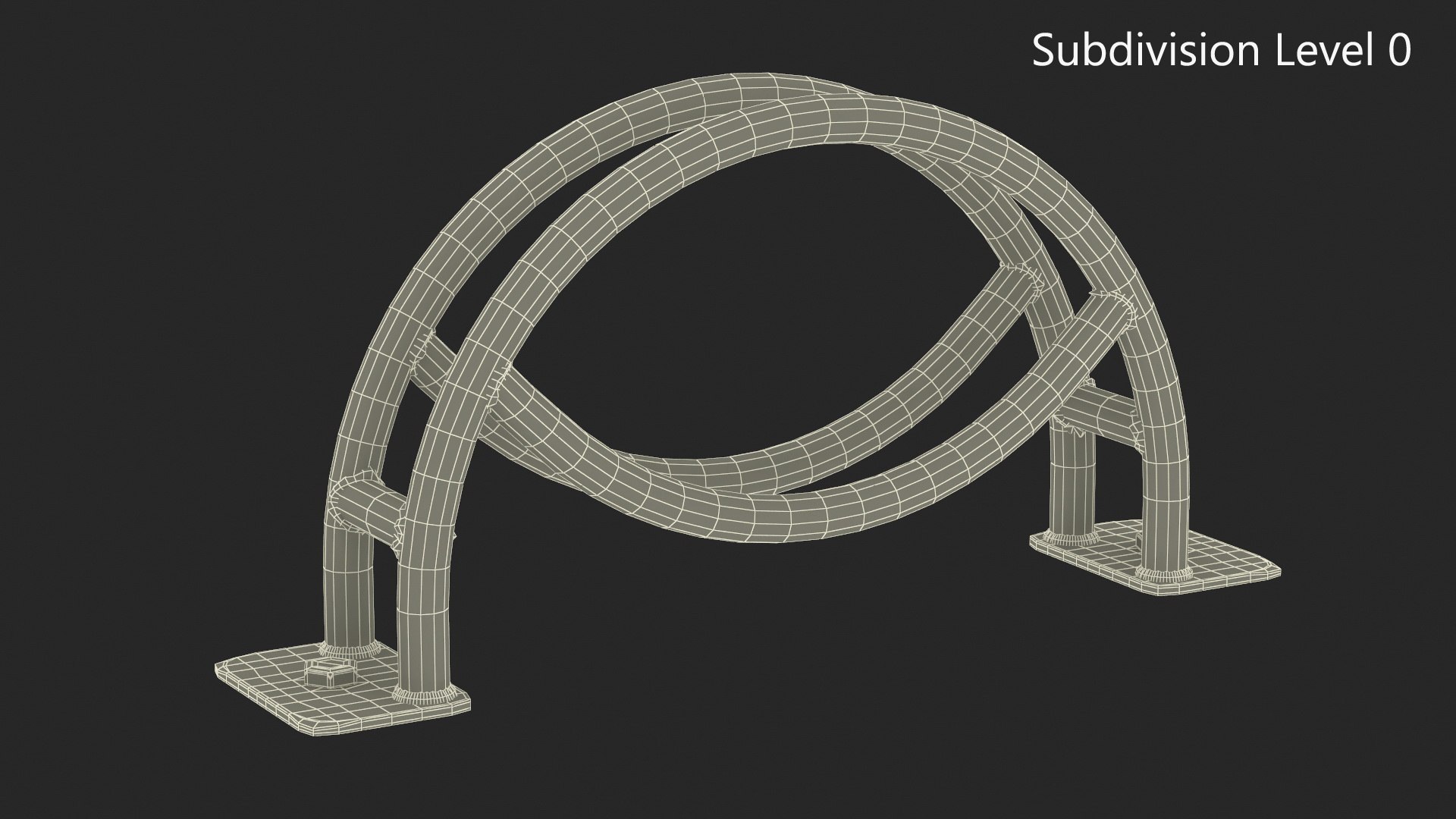 Single Cycle Stand Aluminum 3D Model - TurboSquid 1943717