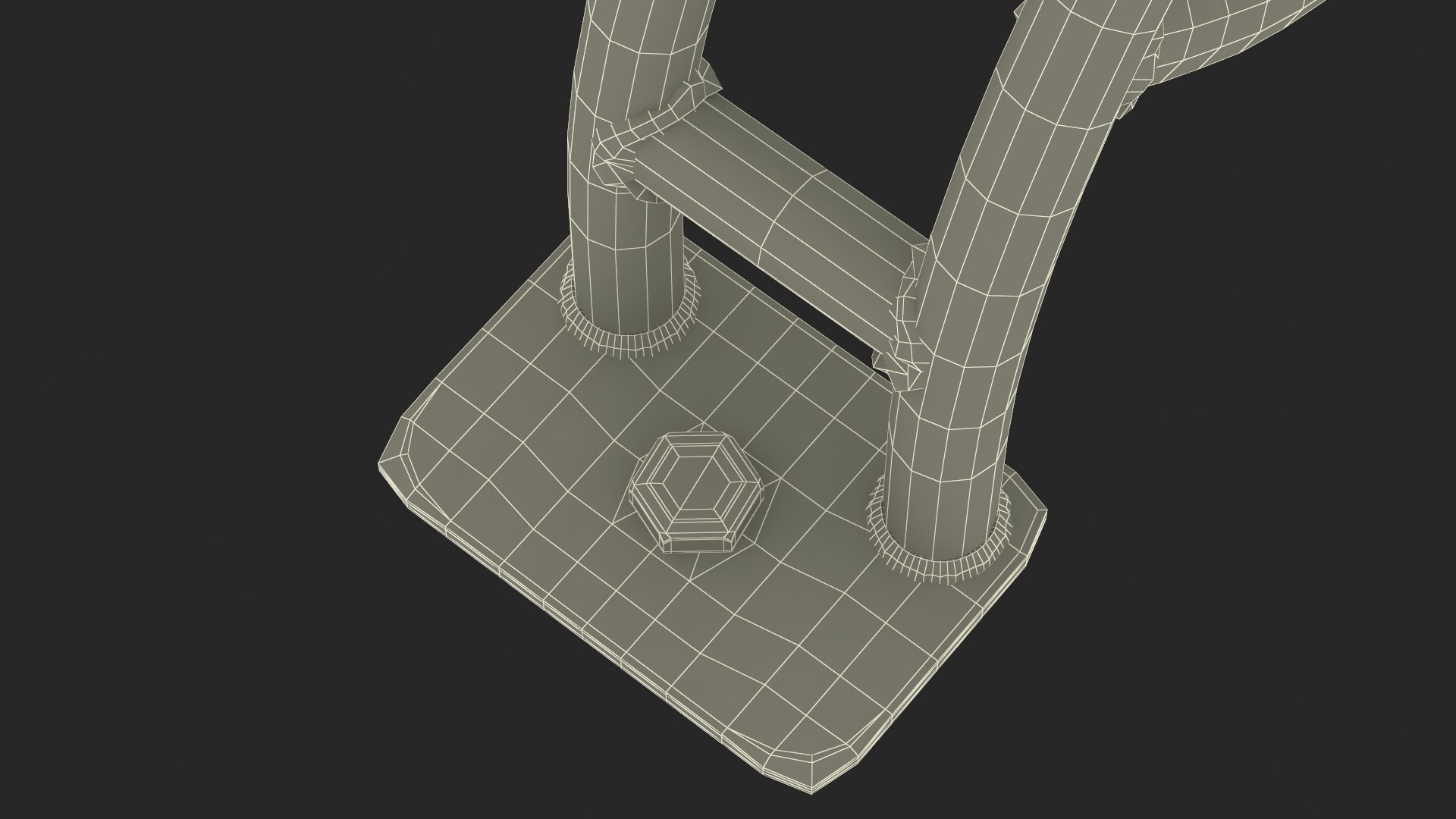 Single Cycle Stand Aluminum 3D Model - TurboSquid 1943717