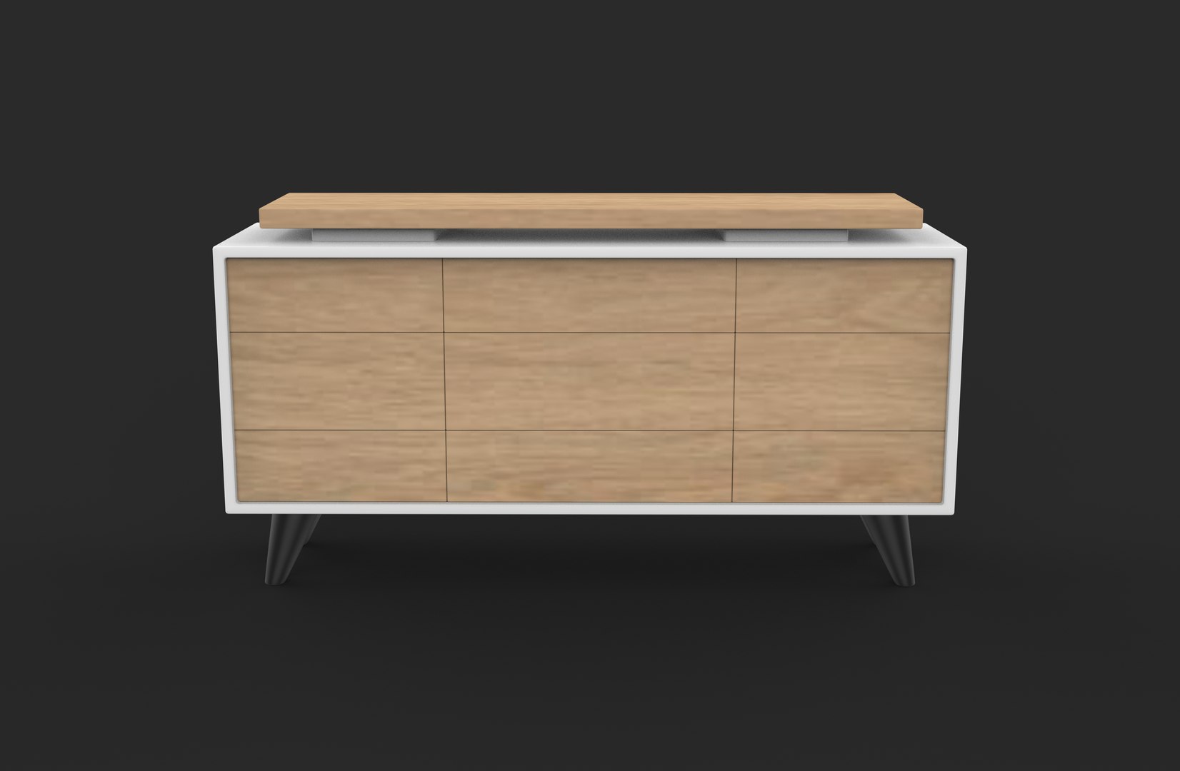TV Bench 3D Model Model - TurboSquid 2507534