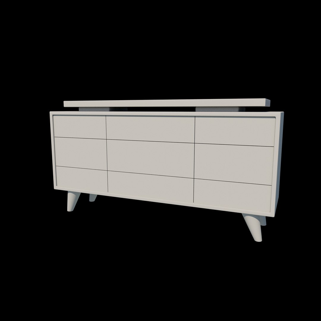 TV Bench 3D Model Model - TurboSquid 2507534