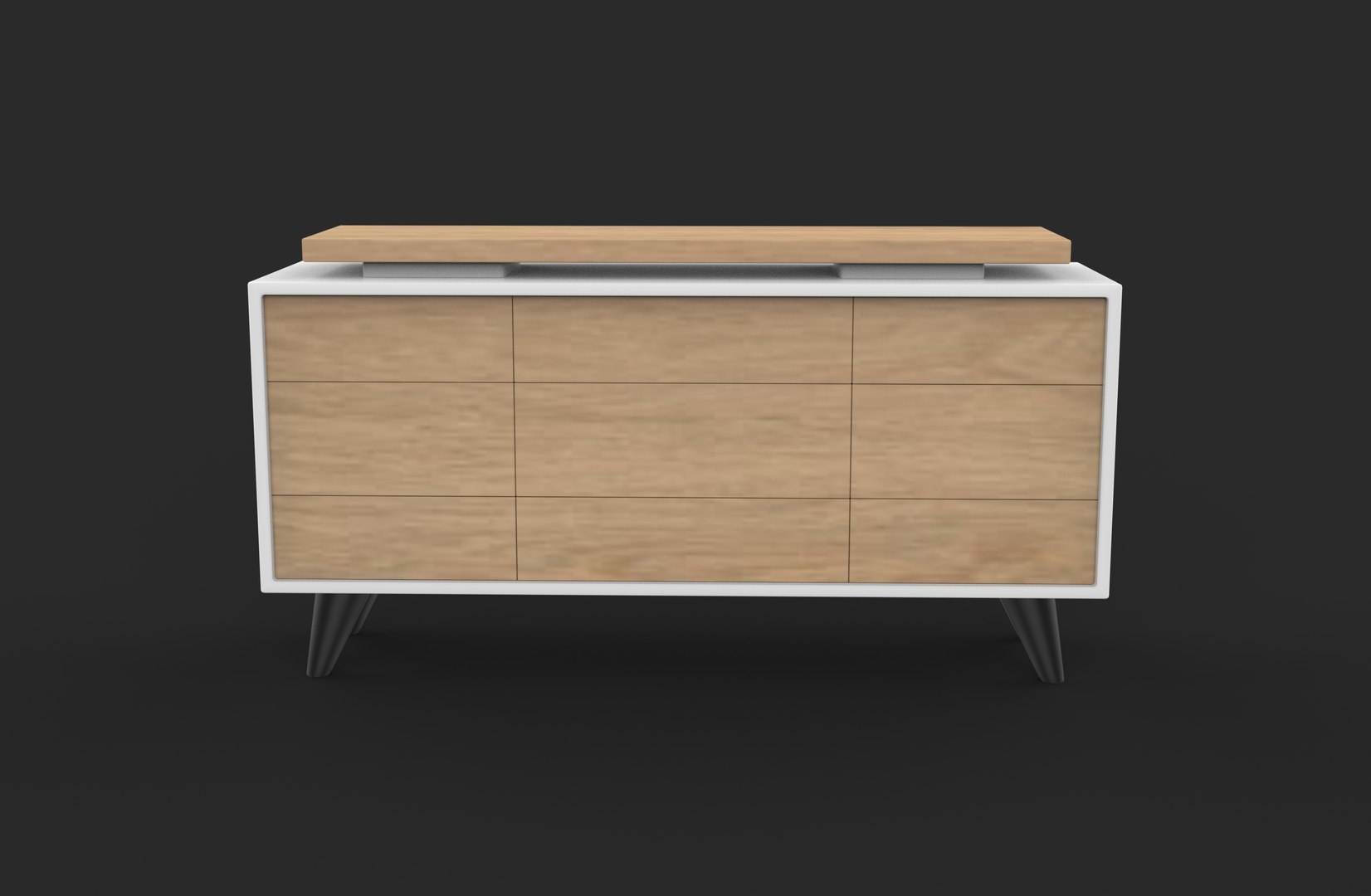 TV Bench 3D Model Model - TurboSquid 2507534