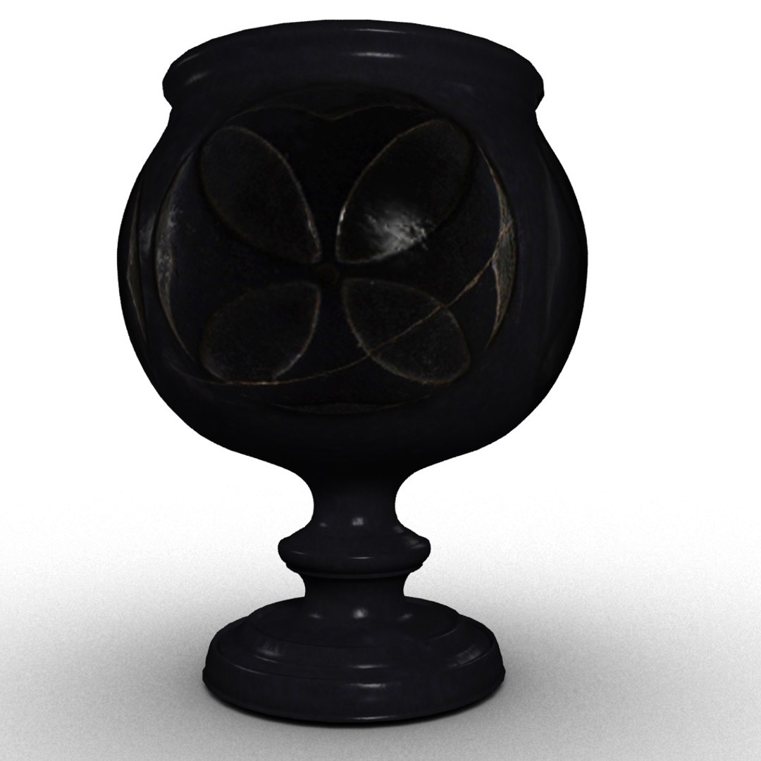 Knights Templar Obsidian Chalice 3D - TurboSquid 1569578