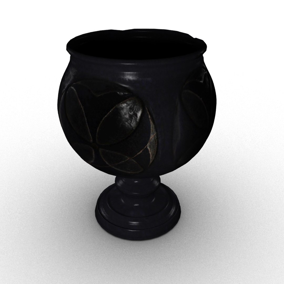 Knights Templar Obsidian Chalice 3D - TurboSquid 1569578