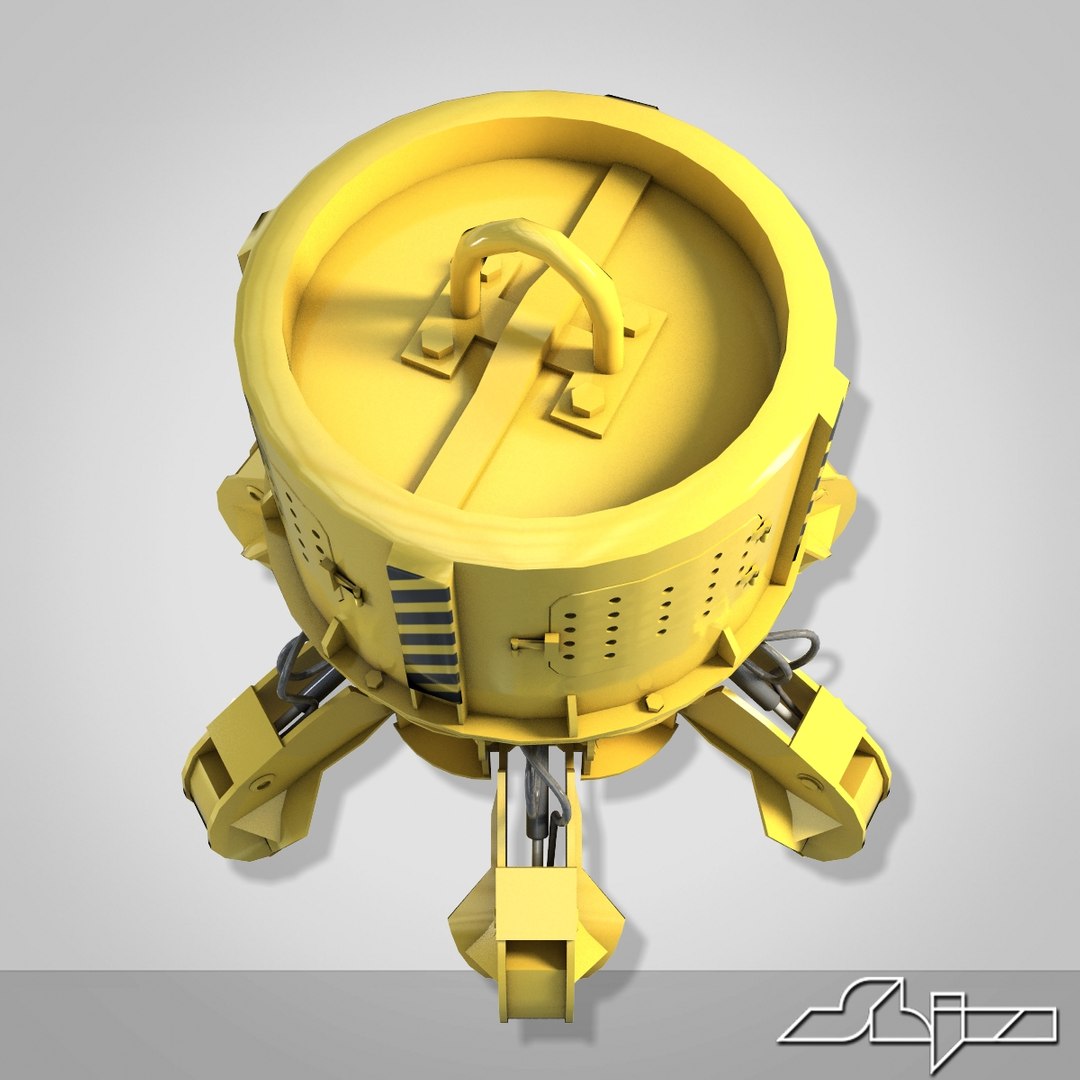 3d Model Excavator Grab 6