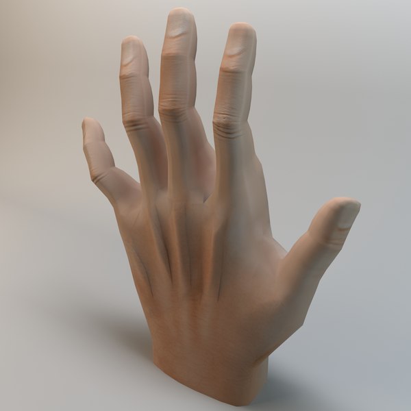 hand sculpture 3d 3ds