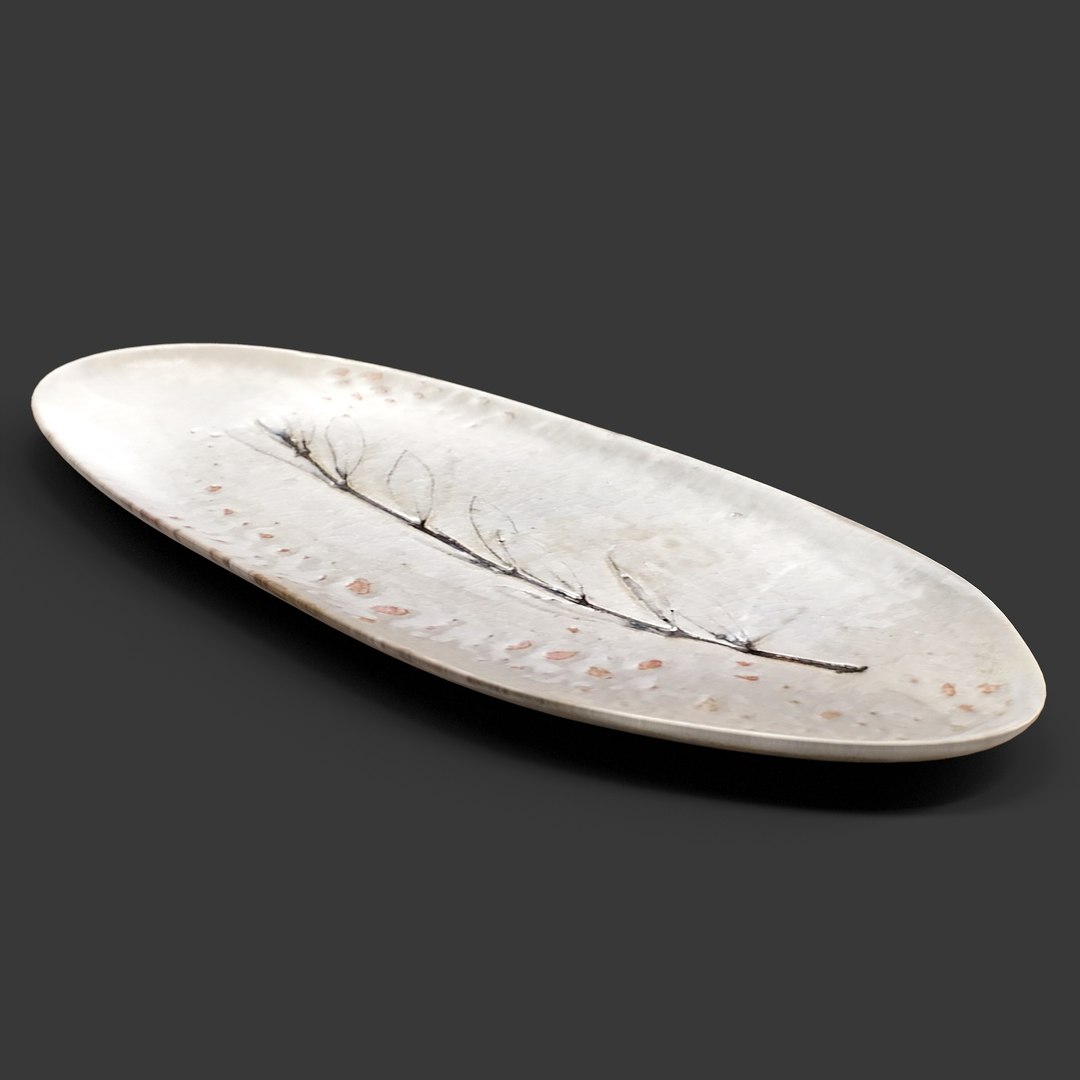 3D Decor Set 19 Plates model - TurboSquid 2056723