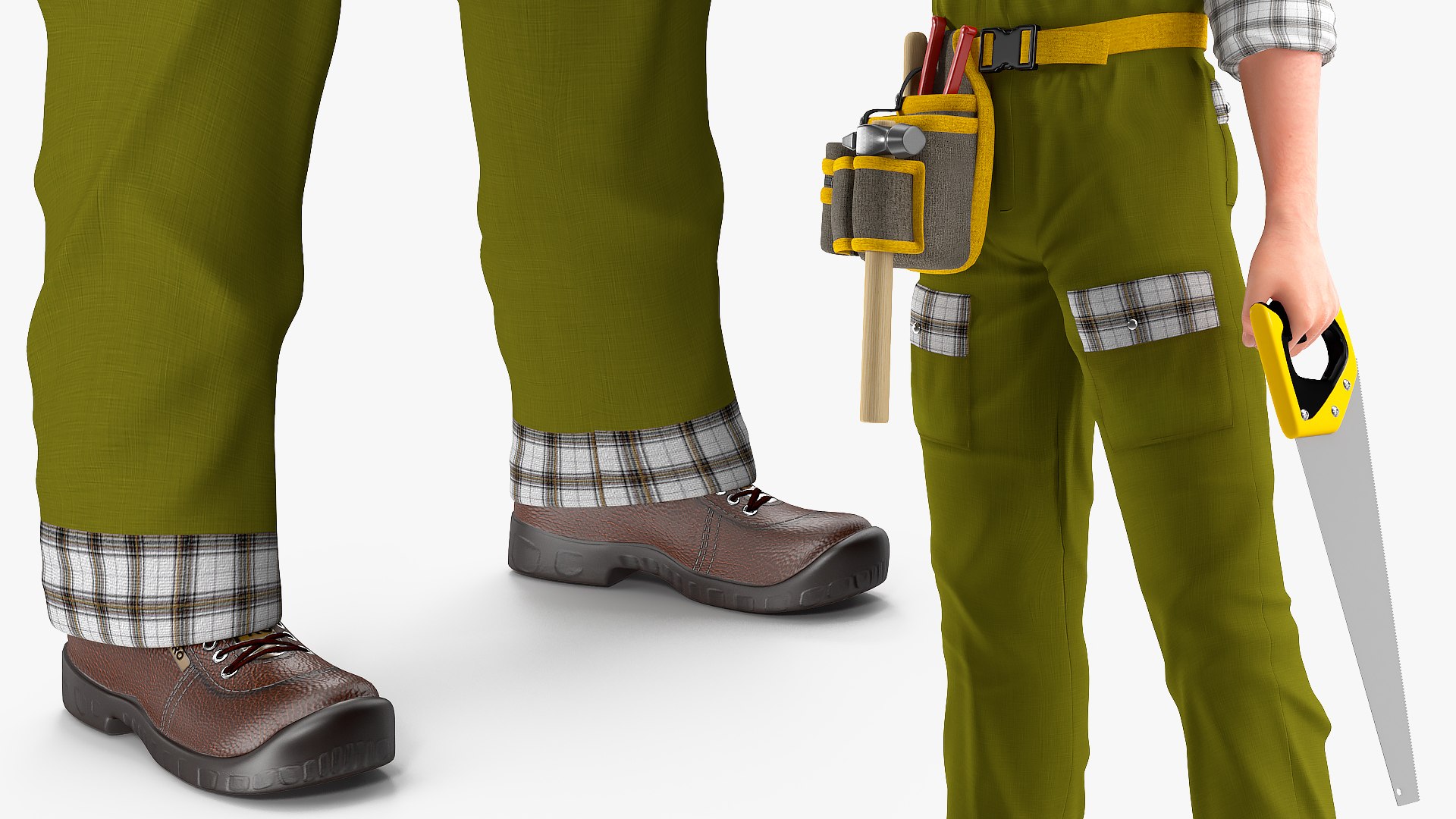 3D carpenter resting pose model - TurboSquid 1606354