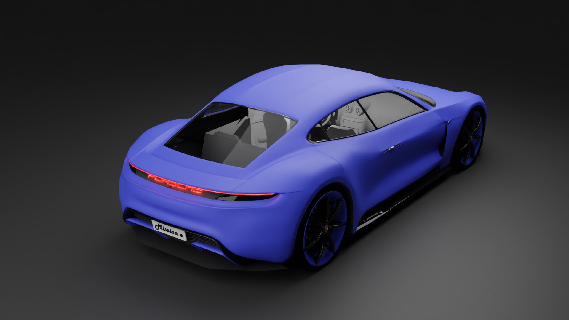 Porsche Mission E 3D Model - TurboSquid 2184896
